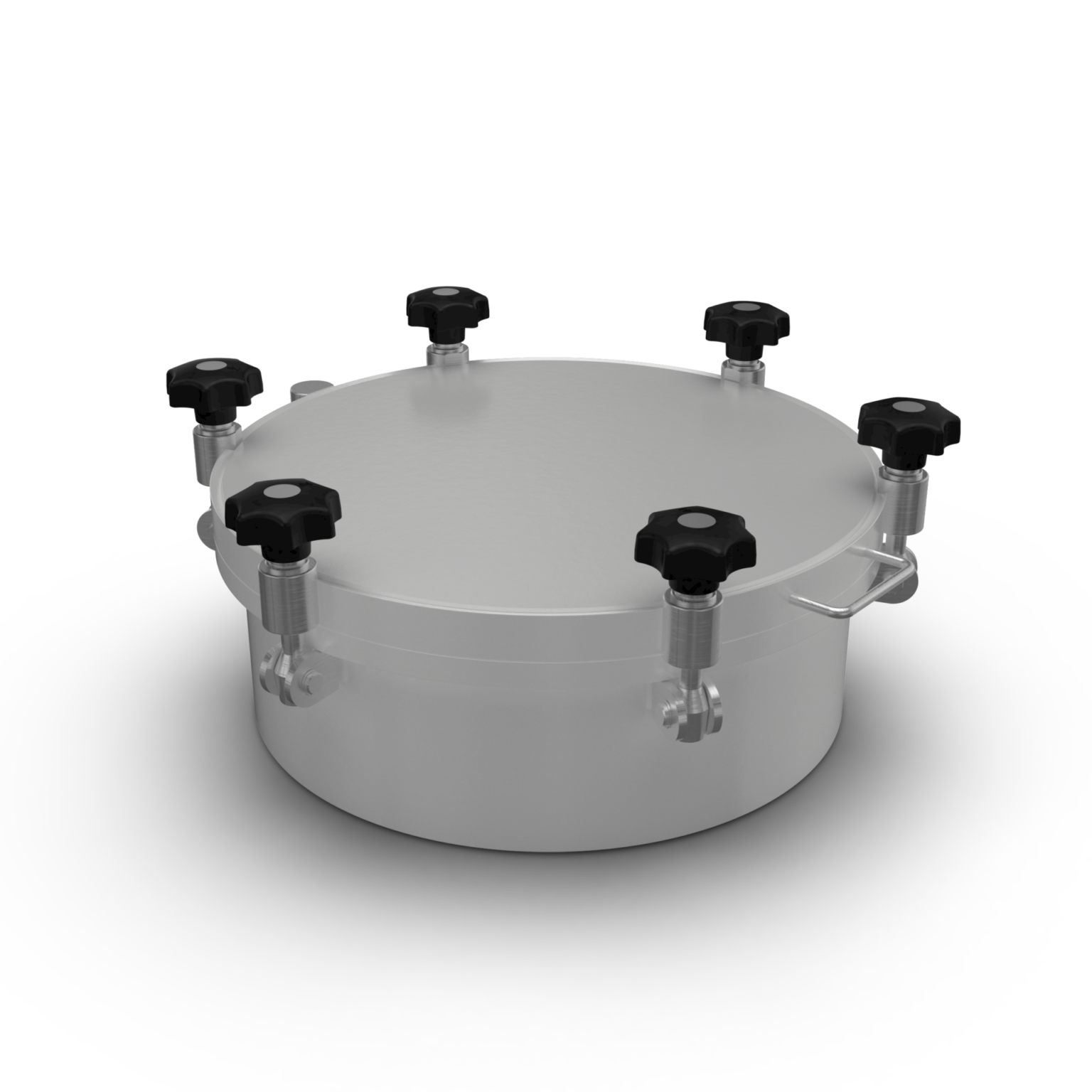 Round Pressure Cover with flat lid up to 8/-1 bar - zimmerlin GmbH ...