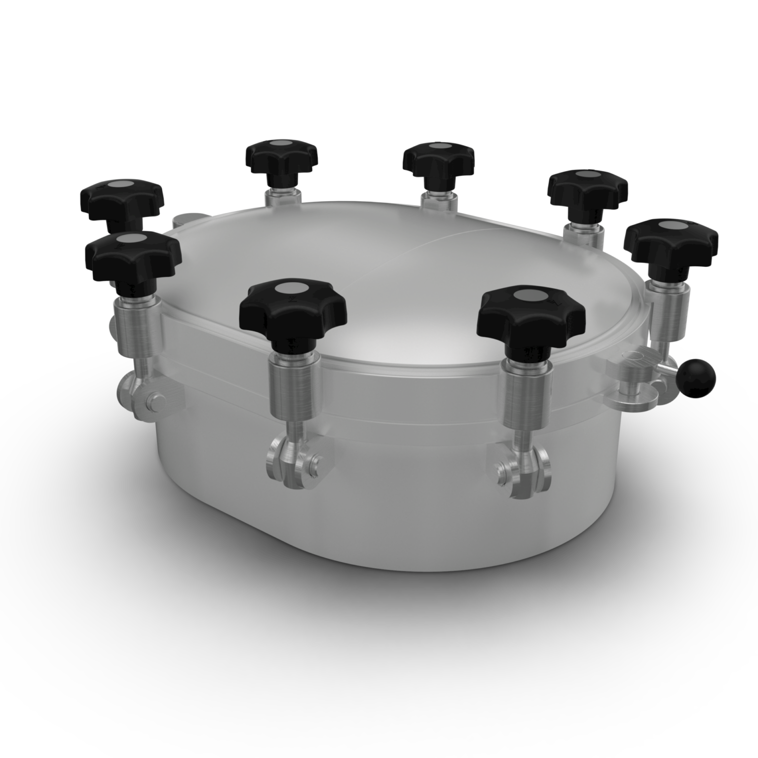 Oval Pressure Cover with dished head up to 10/-1 bar - zimmerlin GmbH ...